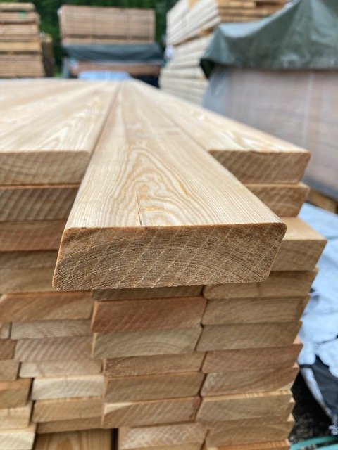 Obkladový profil AB 26 x 90 x 4000 mm, severský modřín/PZ/JC - rhombus :: Marušík Holz s.r.o ...